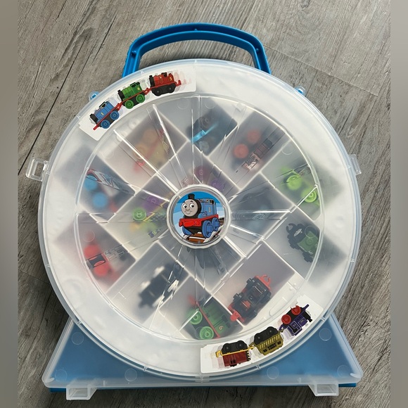 Thomas & Friends | Toys | Thomas Friends Mini Blue Train Storage Case ...